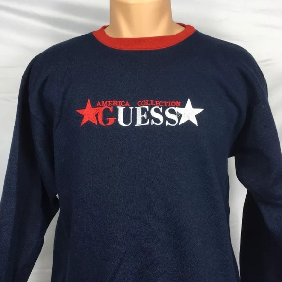 Guess | Sweaters | Vintage Womens Guess America Sweater New M | Poshmark